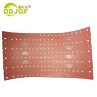 China DingBa Custom Composite Wristband 250x25mm Wide Shape Adjustable Bracelet for Events for sale
