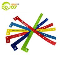China DingBa Custom Composite Wristband 250x25mm Wide Shape Adjustable Bracelet for Events for sale