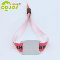 China Customised Comfortable Disposable Wristband for Personalised Event Access Control for sale
