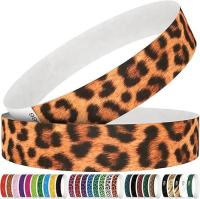 China Custom Waterproof Tyvek RFID Wristband 250x19mm for Entrance Ticket Label Sticker for sale