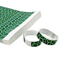 China Customized Waterproof Paper Tyvek RFID Wristbands NFC Function Included for sale
