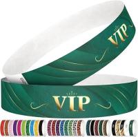 China Plain Tyvek Wristbands 250x19mm Waterproof Tear Resistant for Events 100 Pcs for sale