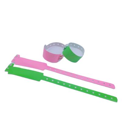 China Waterproof Glow in Dark PVC Wristband 250x25mm Neon Luminescent Bracelet for Night Club Events for sale