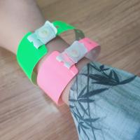 China Waterproof Glow in Dark PVC Wristband 250x25mm Neon Luminescent Bracelet for Night Club Events for sale
