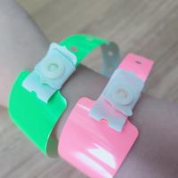 China Waterproof Glow in Dark PVC Wristband 250x25mm Neon Luminescent Bracelet for Night Club Events for sale