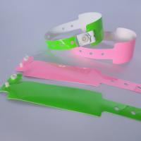 China Waterproof Glow in Dark PVC Wristband 250x25mm Neon Luminescent Bracelet for Night Club Events for sale