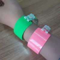 China Waterproof Glow in Dark PVC Wristband 250x25mm Neon Luminescent Bracelet for Night Club Events for sale