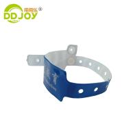 China Custom Neon PVC Wristband 250x25mm Wide Shape Waterproof Festival Wristband for sale
