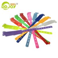 China Custom Neon PVC Wristband 250x25mm Wide Shape Waterproof Festival Wristband for sale