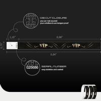 China Waterproof Custom Logo Tyvek Wristbands 250x19mm for Events Party Supplies for sale
