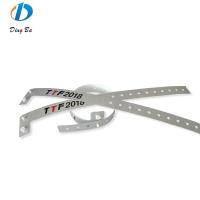 China Custom Logo Accepted Hotel Paper Composite L Shape Wrist Band for Clear Identification for sale