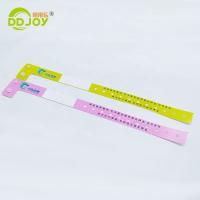 China Custom Waterproof Plastic Wristband 250x25mm for Events Festivals Parks Durable for sale