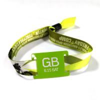 China Custom RFID Thermal Paper Wristbands 304x32mm for Medical Patient Identification for sale