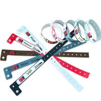 China Custom Waterproof Anti-Allergy Composite Wristband 250x25mm for Theme Park Events for sale