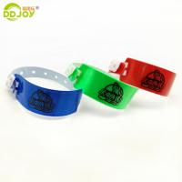 China Custom Neon Color PVC Reflective Wristband 250x25mm Waterproof Event Party Wristband for sale