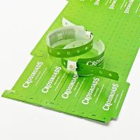 China RFID Wristbands 250x25mm for Events Parties Festivals Water Parks Custom Logo for sale