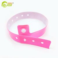 China Custom Neon Color PVC Reflective Wristband 250x25mm Waterproof Event Party Wristband for sale