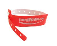 China UHF RFID Smart NFC Wristband Bracelet 250x25mm PVC Waterproof for Events for sale