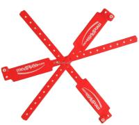 China UHF RFID Smart NFC Wristband Bracelet 250x25mm PVC Waterproof for Events for sale