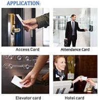 China Customized RFID Rewritable Key Cards 125kHz T5577 EM4305 13.56MHz Composite Key Fobs 100 Pack for sale