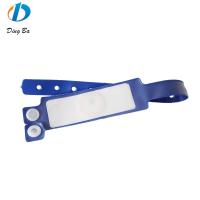 China Disposable Vinyl RFID Wristband 38 Micron Nontoxic Waterproof for Events for sale