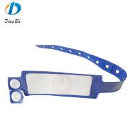 China Disposable Vinyl RFID Wristband 38 Micron Nontoxic Waterproof for Events for sale