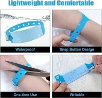 China Custom PVC Vinyl Wristbands 250x25mm Rainbow Colors Anti-Lost for Events Festivals for sale