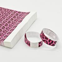 China Event Party Supplies Custom Logo Printed Tyvek RFID Wristbands with NFC Function for sale