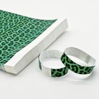 China Event Party Supplies Custom Logo Printed Tyvek RFID Wristbands with NFC Function for sale