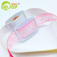 China Custom RFID Woven Fabric NFC Wristband 350x15mm for Access Control Events for sale