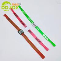 China Custom RFID Woven Fabric NFC Wristband 350x15mm for Access Control Events for sale