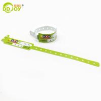 China Custom PVC Vinyl Wristband 250x25mm Waterproof Event Wristband for VIP Guest Festival for sale