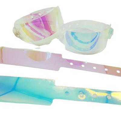 China Custom TPU Wristband 250x25mm Gradient Color Bracelet for Events Party Favor ID Solution for sale
