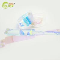 China Custom TPU Wristband 250x25mm Gradient Color Bracelet for Events Party Favor ID Solution for sale