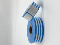 China ALL Target End User Printable Thermal QR Code Wristbands with Self Adhesive in Blue for sale