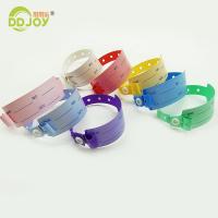 China Disposable PVC Medical Wristband with Snap Closure for Hospital Patient ID Adult 250x25mm for sale