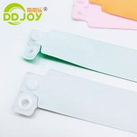 China Neon PVC Wristband 250x25mm Waterproof Adjustable Wrist Band for Events Festivals for sale