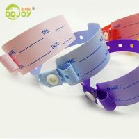 China Custom Writable Vinyl Disposable Identification Wristbands for Hospital Patients for sale
