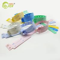 China Custom Writable Vinyl Disposable Identification Wristbands for Hospital Patients for sale