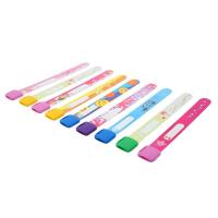 China Waterproof Anti-Lost Kids ID Tracking Bracelet PVC 200x20mm Custom Logo for sale