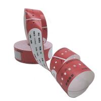 China Thermal Print Adult Wristbands 257x32mm with Barcode Direct Printing Paper Bracelets for sale