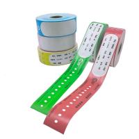 China Thermal Print Adult Wristbands 257x32mm with Barcode Direct Printing Paper Bracelets for sale