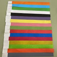 China Custom Waterproof Tyvek Wristbands 250x25mm for Events Parties with Logo Printing for sale