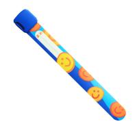 China Adjustable Waterproof PVC Kids ID Tracking Wristband 200x20mm Custom Logo for sale