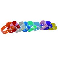China Disposable Waterproof PVC Medical ID Wristbands 250x25mm Adult Child for sale