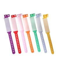 China Colorful PVC Vinyl Wristband for Children at Entertainment Park 250x25mm Adult 170x18mm Child for sale