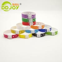 China Waterproof Disposable Wristband 250mm x 25mm for Park Events Custom Logo for sale
