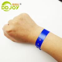 China Waterproof Disposable Wristband 250mm x 25mm for Park Events Custom Logo for sale
