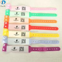 China Customizable PVC Wristband 170x18mm Waterproof Fitness Bracelet for Events for sale