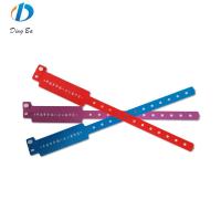 China Custom Composite Wristband 250x25mm Wide Shape for Events Festival Waterproof Tear Resistant for sale